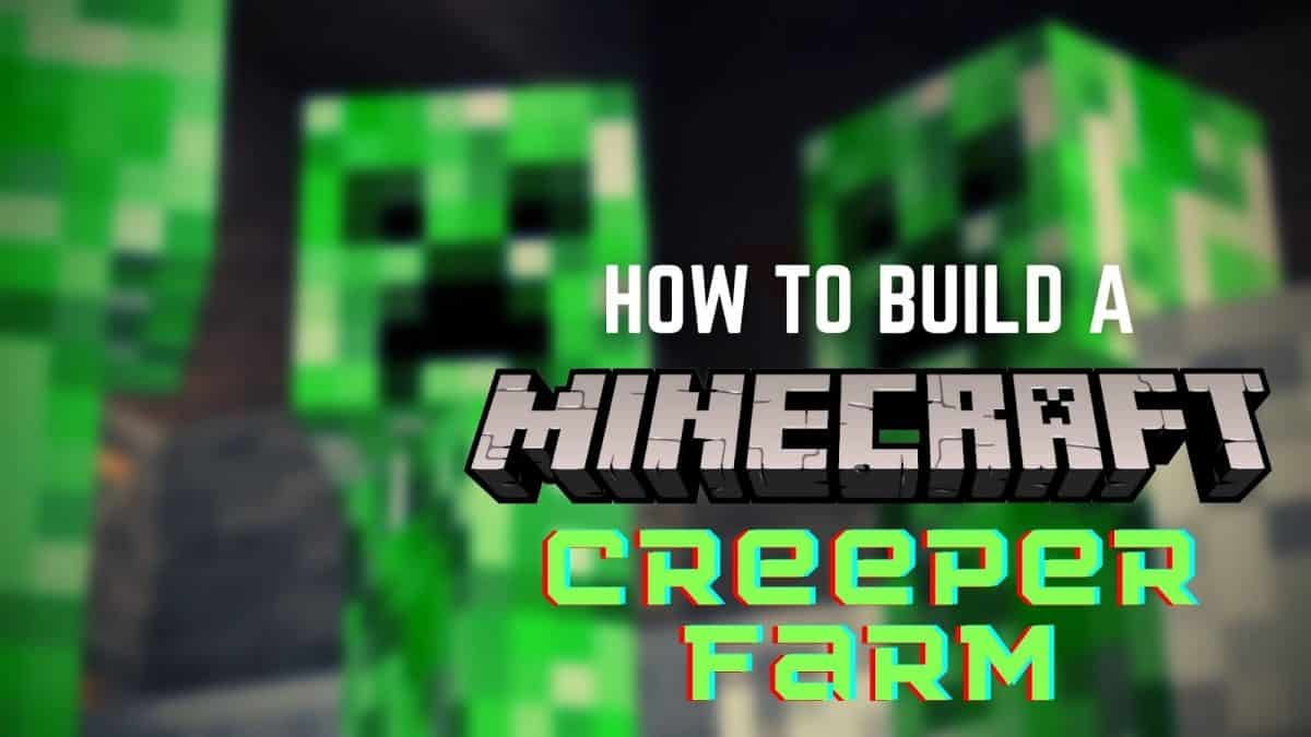 How to Build a Minecraft Creeper Farm