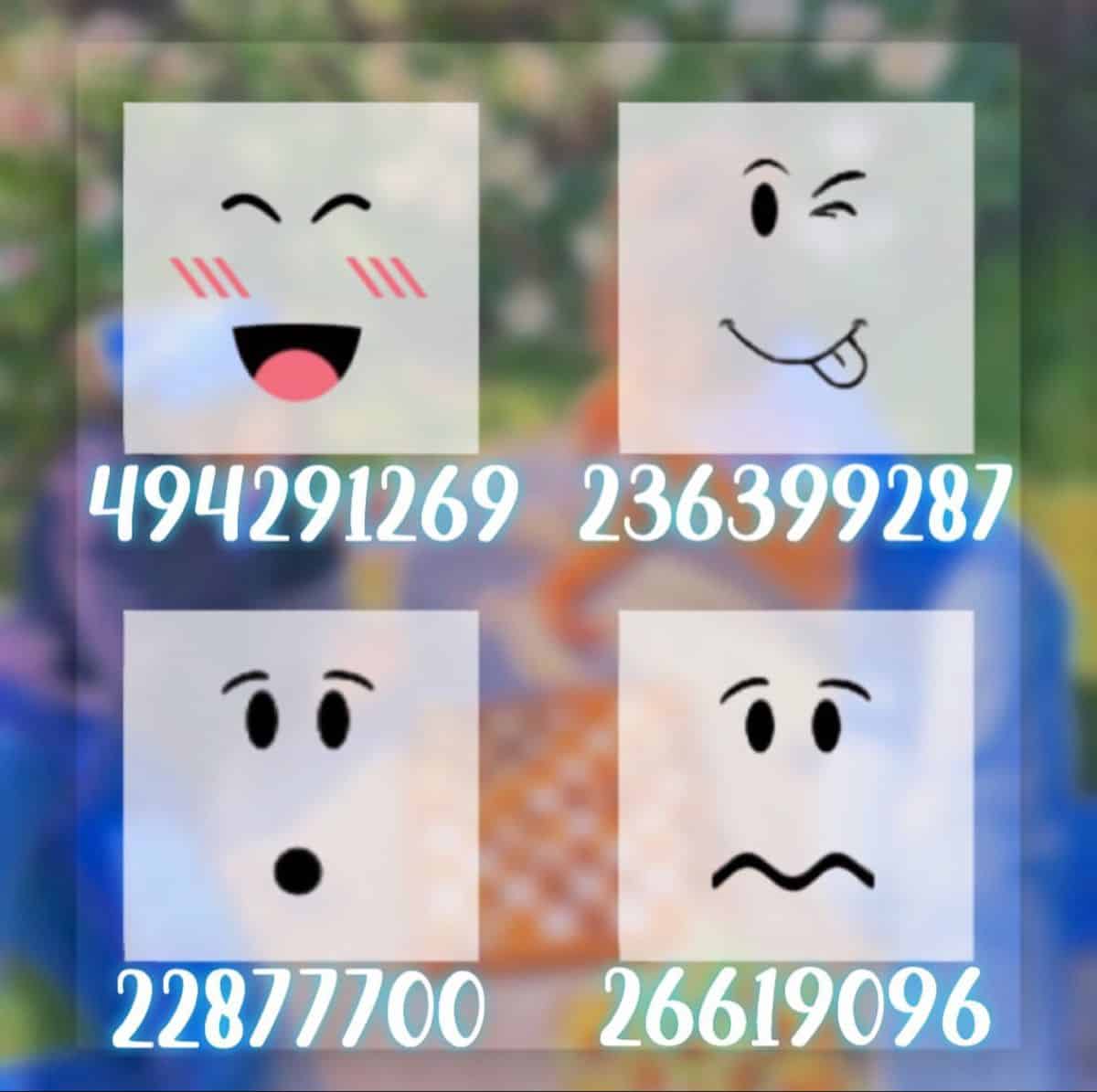 All Roblox Face Codes & How to Get Face IDs For 2026